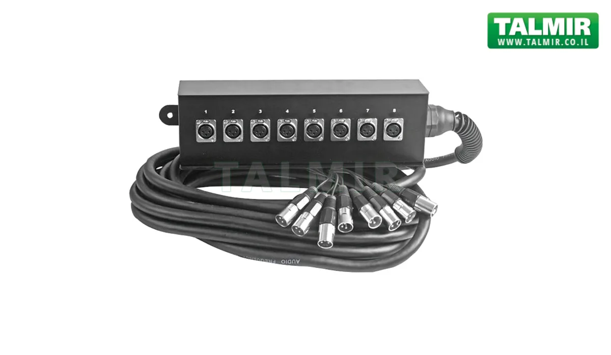 PULSE AUDIO SILVER SERIES XLR MULTICORE STAGE BOXES כבלים ואביזרים ...