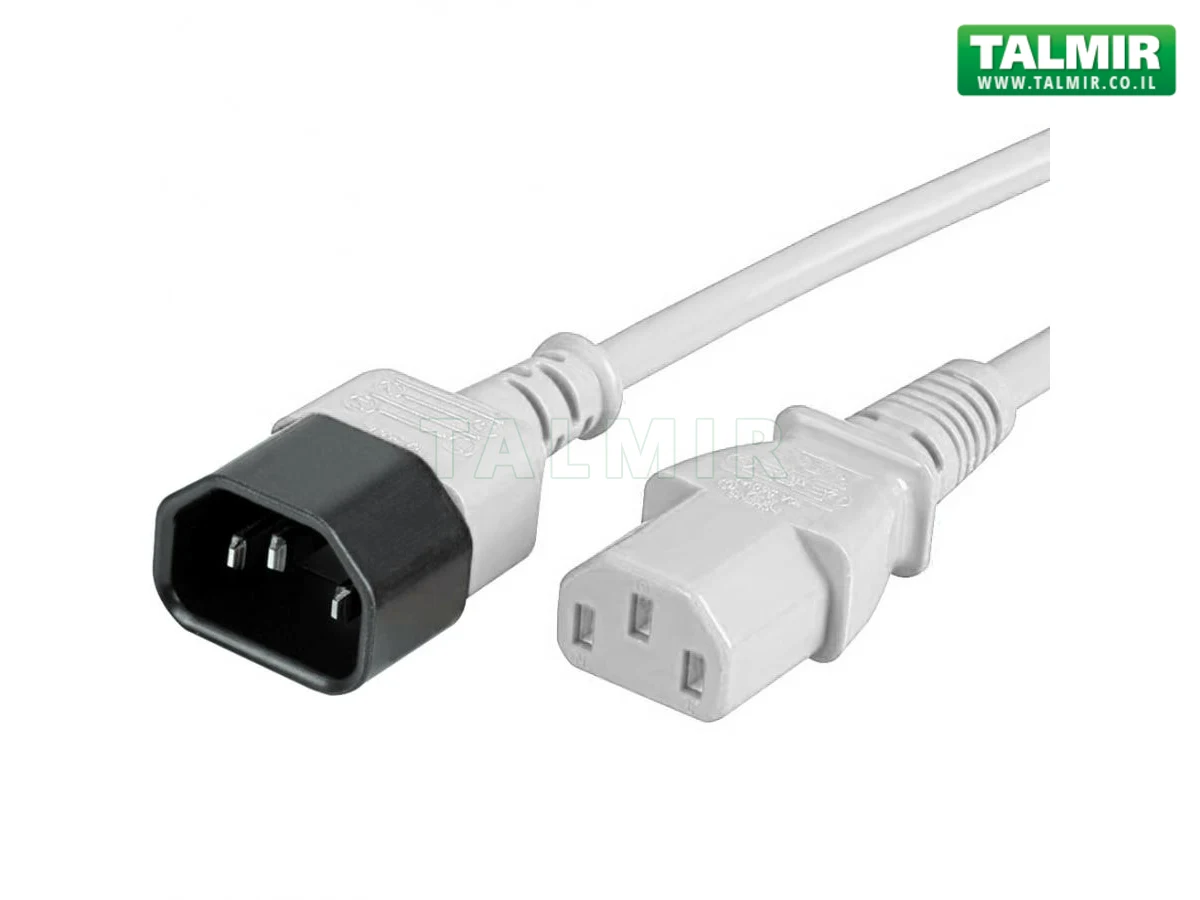 PRO-ELEC IEC 60320 C14 PLUG TO IEC 60320 C13 SOCKET MAINS POWER CORDS ...