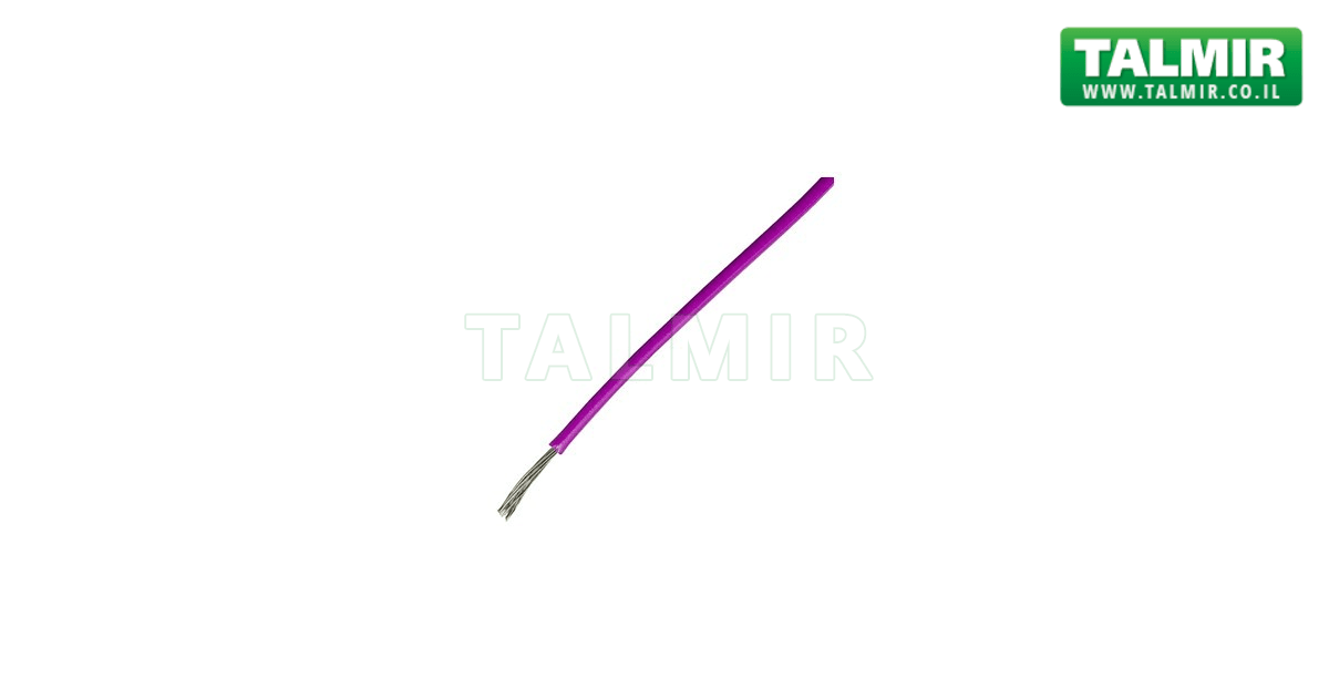 WEICO UL1007 300V 24AWG HOOK-UP WIRE כבלים ואביזרים לכבלים סידרה : 6878