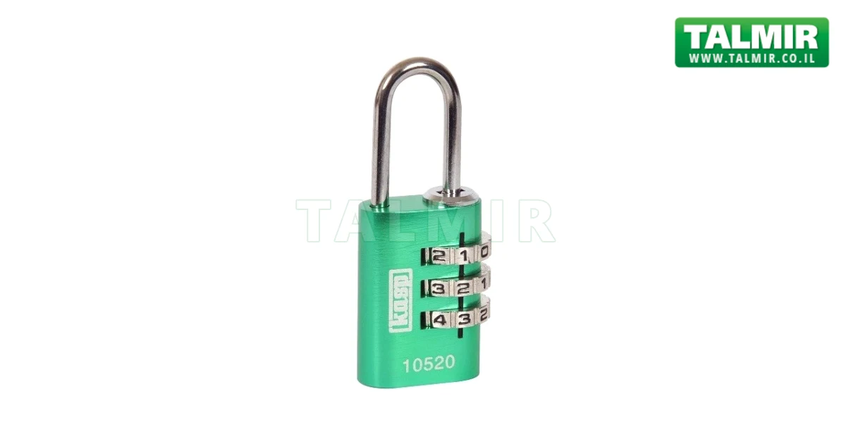 KASP SECURITY ALUMINIUM COMBINATION PADLOCKS פתרונות אבטחה סידרה : 9057