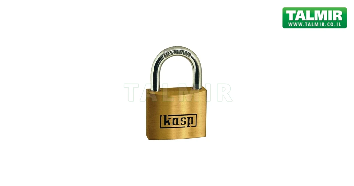 KASP SECURITY PREMIUM BRASS PADLOCKS פתרונות אבטחה סידרה : 9125