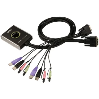 ATEN 2 PORT USB DVI/AUDIO CABLE KVM SWITCH - CS682 Talmir Home Tech ...