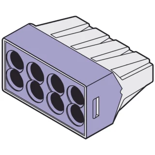 WAGO WALL NUTS PUSH IN TERMINAL BLOCKS - 773 SERIES קונקטורים, מחברים ...