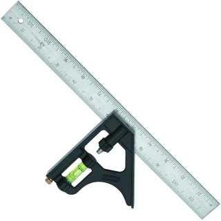 STANLEY ''12/300MM METAL COMBINATION SQUARES כלי עבודה ידניים סידרה : 32127