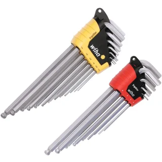 WIHA MAGIC RING BALL END HEX KEY SETS כלי עבודה ידניים סידרה : 39173