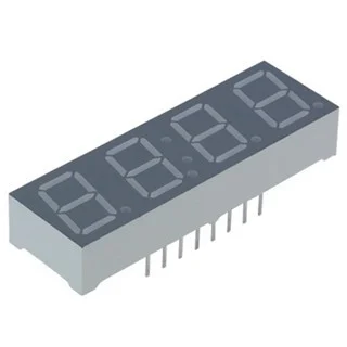 KINGBRIGHT 14.22MM FOUR DIGIT NUMERIC DISPLAY לדים ורכיבים אופטיים ...